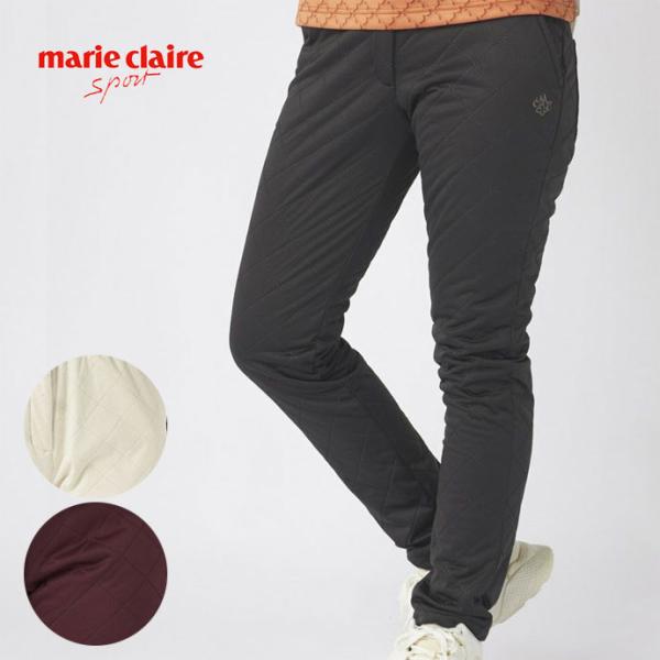 ■カラー 　ブラック　／　オフホワイト　／　ワイン■素材 　ポリエステル100%■機能 　UVカット　／　保温　／　ストレッチゴルフ　／　ウエア　／　レディース　／　女　／　新品　／　パンツ　／　ロング