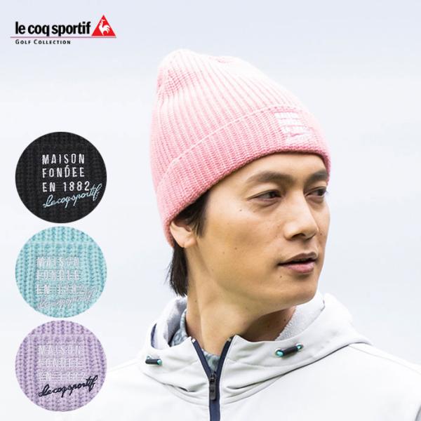 ■カラー 　ブラック　／　グリーン　／　パープル　／　ピンク■素材 　アクリル100%ゴルフ　／　ウエア　／　ウェア　／　新品　／　メンズ　／　男　／　帽子　／　キャップ　／　ニットニットワッチキャップ