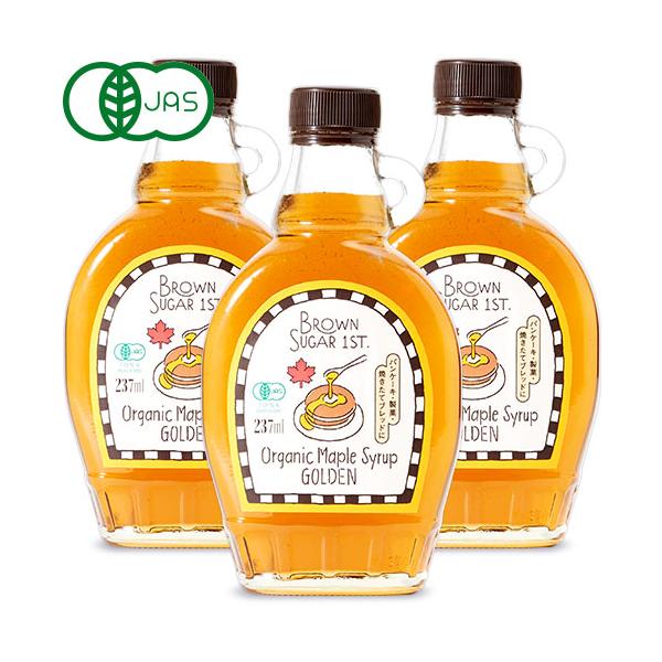 ケベック州の有機の基準に従い薬剤などを使用せずに作られた、カナダ『Grade-A』（グレード・エー）のゴールデン（デリケートテイスト）規格の有機メープルシロップです。また煮詰める過程で殺菌され、着色料や添加物を含まない天然の甘味料です。