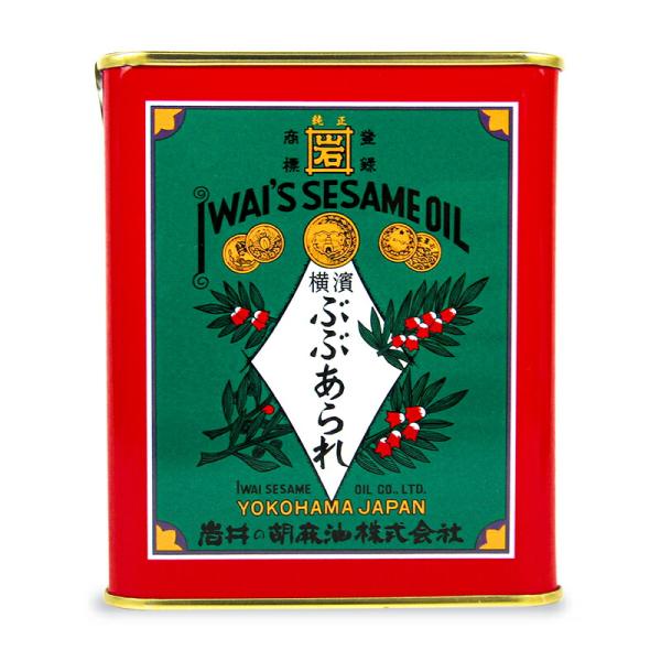 横濱ぶぶあられYokohamaBUBUArare香ばしく焼きあげた小粒のあられに岩井伝統の胡麻油をまぶし、濃口醤油で味付けをしたぶぶあられです。おやつ、おつまみとしてそのまま食べても美味しく、クルトンのようにお料理に使えば香ばしさがアクセントに。