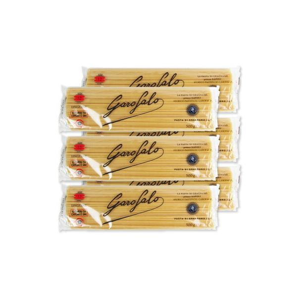 イタリア語で小さな舌を意味する切り口が楕円形のパスタです。ジェノベーゼ（バジルソース）、ペスカトーレ（魚介を使ったトマトベースのソース）にどうぞご活用ください。