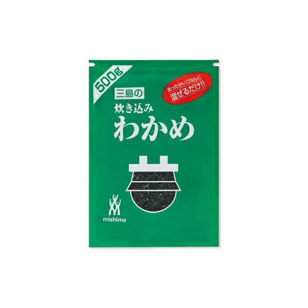 炊き上がったごはんに混ぜるだけのわかめごはんの素。磯の香りが食欲をそそります。ごはんに混ぜるのはもちろん、玉子焼きに入れたり、スープにしたりとアイデアしだいでバリエーション豊かなメニューに変身します。