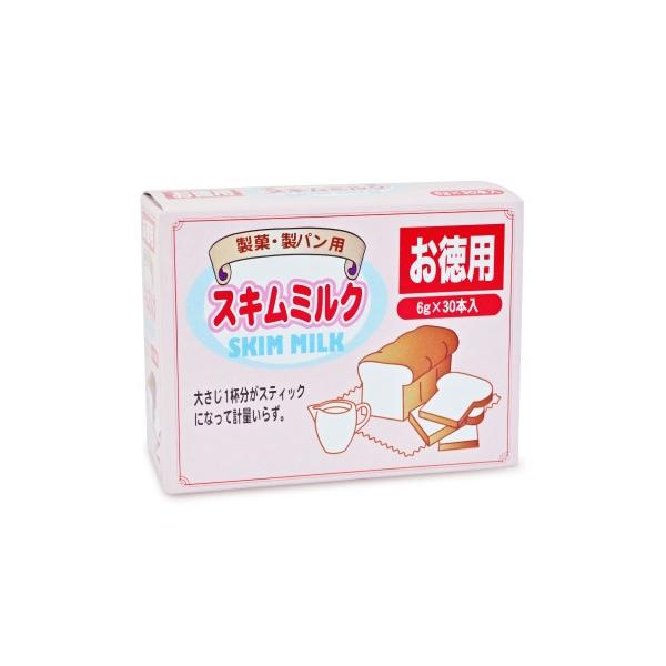 お徳用！大さじ一杯が個包装になったスキムミルク！大さじ1杯がスティックになって計量いらずです！パン作りに欠かせないスキムミルクを、使いやすい大さじ１杯ずつのスティックタイプにしました。使い切れるので湿気らず、衛生的です。一箱30個入りで、約...