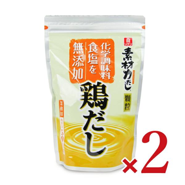 素材力だし鶏だしはだし本来の風味を生かすため、化学調味料と食塩を一切使用していません。香りとうまみにこだわり、国内の鶏肉粉末を使用。和風料理全般、中華・洋風料理の隠し味等にご使用ください。