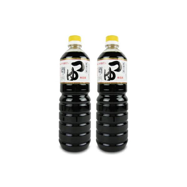 本醸造醤油に、かつお節をたっぷりと使用してだしをとり、みりん等で本格的に調味したつゆ。四倍希釈タイプ。つけ汁は四倍?五倍、かけ汁は八倍?十倍にうすめて御使用ください。