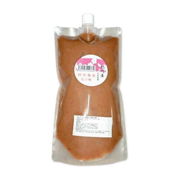 紀州産の特別栽培ねり梅です。ミネラルたっぷりの自然塩で漬け込み、天日でじっくり干し上げました。おにぎり。お寿しに。簡単に梅肉をどうぞ！