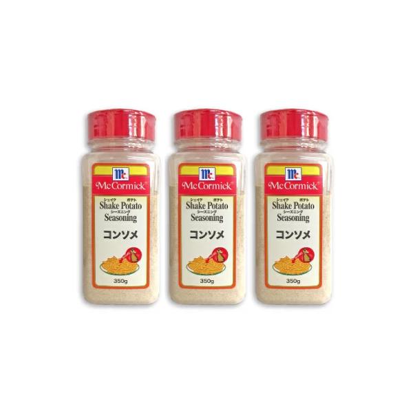 ホクホクポテトにまぶすだけで、ご家庭で手軽に“味付けポテト”を楽しめます。野菜の旨みにチキンとポークの旨みをプラスし、あっさりとしながらもコクのある味に仕上げました。フライドポテト100gに対し、約3gをまぶすだけで楽しめるシーズニング。