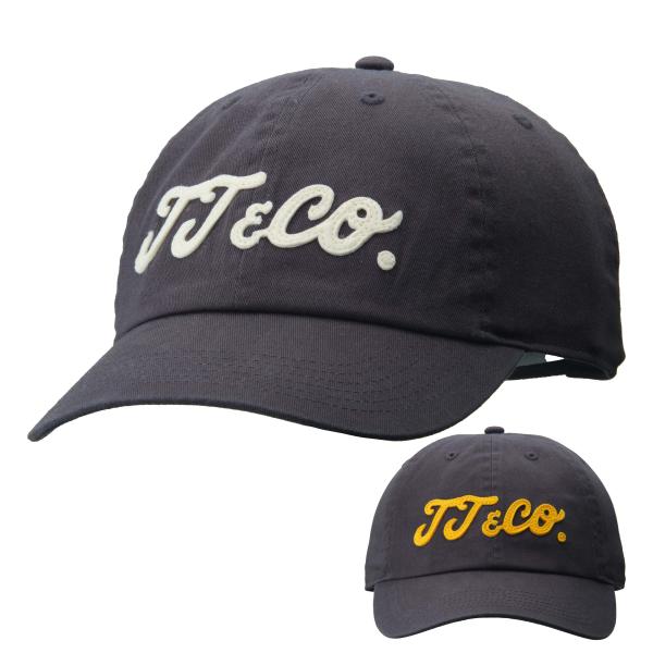 【TT&amp;CO. CAP GRAY】（TT&amp;CO. キャップ グレー）ヴィンテージテイストな肉厚のフェルトを縫い付けました。キャップの色はグレー。ロゴの色はホワイトとオレンジ。 ＜＜素材＞＞コットン 100%＜＜サイズ＞＞FR...