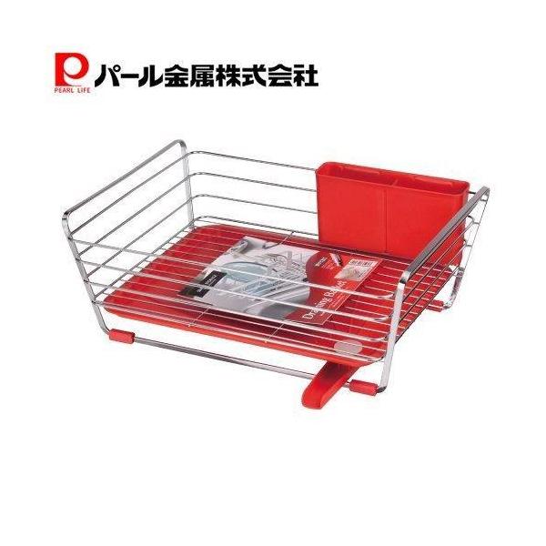 【商品概要】スタイリッシュなフォルムにカラーアクセントをつけてより印象的に防サビ加工トレーが傾斜しているので排水ノズルを伝ってシンクに水が流れていき、水捨ての手間が省けるトレーのウラ面にある排水ノズルは可動式なので、好きな角度に合わせられる...