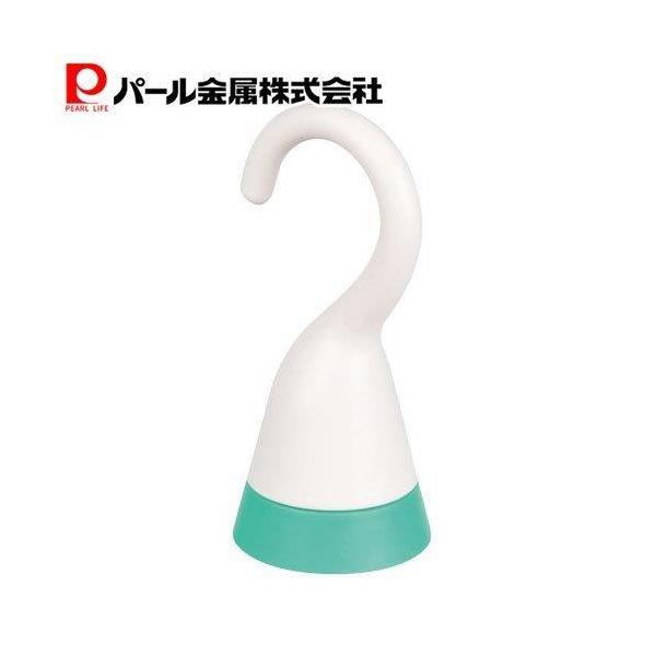 【商品概要】パール金属どこでもタオルフックエメラルドグリーンHB-507押し込み式なので着脱簡単フックタイプでどこでもかけられる【スペック】製品サイズ:(約)幅55×奥行50×高さ110mm製品重量:(約)30g材質:フック・ねじ部/ABS...