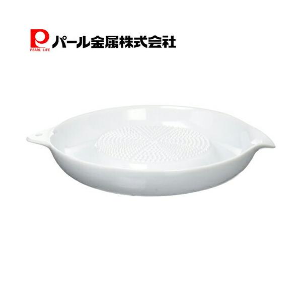 【商品概要】食卓になじむホワイトカラー。おろしたてをそのまま食卓へセラミック製なのでお手入れラクラク！お水をサッとかけるだけで汚れが落ちるセラミック製なのでニオイや色がつきにくく、ラクにおろせるたっぷり使える大きいサイズ裏面には滑り止め付【...