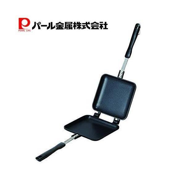 【商品概要】お家で楽しく手作り！おやつdeっseあつあつ出来立てでおいしい！食パンでホットサンド！気軽に使える1個タイプです。ふっ素加工なので、ホットサンドがきれいにとりだしやすいです。【ご注意】卓上コンロ専用の焼型です。他の熱源やSiセン...