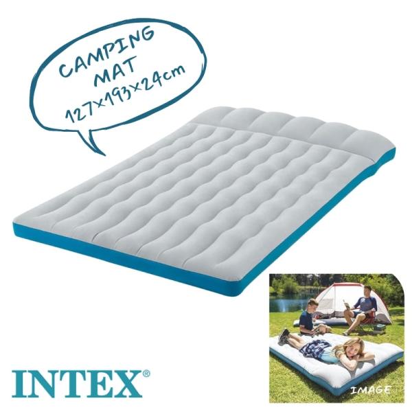 【商品概要】INTEX社製のキャンピングマット。手触りが良いため、心地よく眠ることができます。底部が2層になっているため、耐久性があります。【スペック】製品サイズ:(約)127×193×24cm製品重量:(約)3.25kg材質:PVC(塩化...