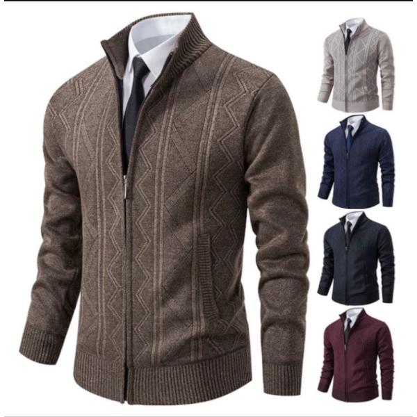 防寒効果はもちろん、よいストレッチ伸縮性、ソフトな肌触り、通気性が良く、着心地良いの引き揃えニットカーディガンです。質感のいいニット素材で快適に着こなせるが特徴です。程よい厚さのニットだからアウターとしての要素はもちろん、寒い秋冬にはコート...