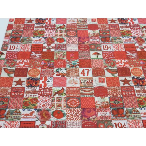 人気のCATHE HOLDEN さんの新柄です。アンティーク風のレースやボタン、ヴィンテージのエフェメラ（筆記物）、ビーズの花や陶器…厳選されたコレクションが隙間なく配置された見事なファブリックです。Moda Fabrics（モダファブリッ...