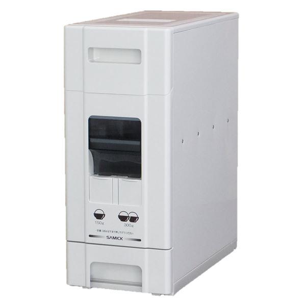 こちらは「お取り寄せによる問屋直送商品」となります。お取り寄せ先との在庫確認は適時行っておりますが、ごく稀にご注文後に出荷元にて欠品が判明する場合がございます。【商品名】 コンパクト ライスストッカー/米びつ 【マイルドホワイト 12kg収...