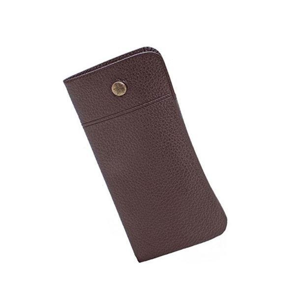 こちらは「お取り寄せによる問屋直送商品」となります。お取り寄せ先との在庫確認は適時行っておりますが、ごく稀にご注文後に出荷元にて欠品が判明する場合がございます。【商品名】 日本製 牛革（ソフト） 差し込み式 メガネケース ブラウン B-7-...