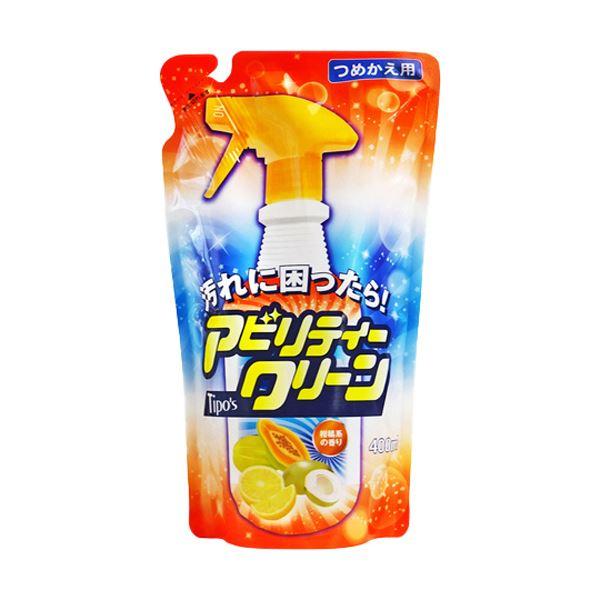 こちらは「お取り寄せによる問屋直送商品」となります。お取り寄せ先との在庫確認は適時行っておりますが、ごく稀にご注文後に出荷元にて欠品が判明する場合がございます。【商品名】 （まとめ）友和 Tipos アビリティークリーン詰替 400ml 1...