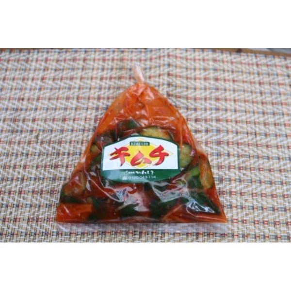 原材料名：きゅうり、唐辛子、にら、にんじん、大根、ごま油、調味料（アミノ酸等）、増粘多糖類内容量130ｇ