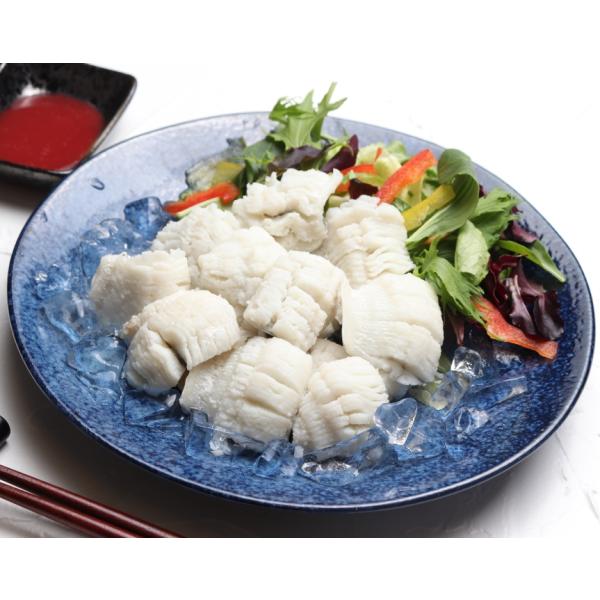 豊後絆屋　殿様はも湯引きセット大分県杵築産の殿様はもを丁寧に骨切りした後、素早く湯引きにして真空パックしました。湯引き済みなので、冷凍解凍後直ぐにお召し上がりいただけます。酢味噌と梅肉でさっぱりお楽しみください。内容量；殿様はも湯引き400...