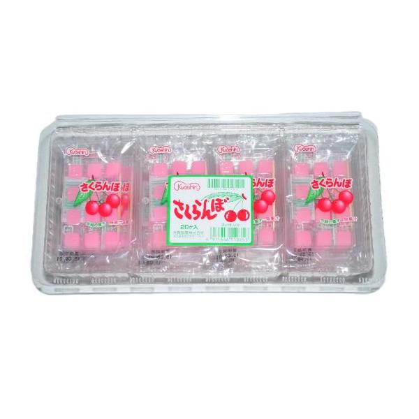 共親の餅シリーズ１番人気はやっぱり「さくらんぼ」●商品名　さくらんぼ●商品コード　KUSN-D003-12N●発売元　共親製菓（株）●原材料名　水飴、砂糖、澱粉、餅粉、植物油、ソルビトール、乳化剤、香料、酸味料、着色料（赤１０６）●保存方法...