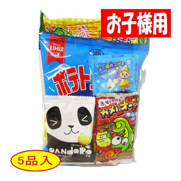 子どもが集まる、幼稚園、保育園、子供会など子供たちにぴったりの駄菓子詰合せです。値段もお手頃・・・●商品構成キッコー製菓：カメレオンラムネコイケヤ：ポテトチップスマルタ：星の国みつけたやおきん：ポリッキーコーン、PANDAROクッキー●保存...
