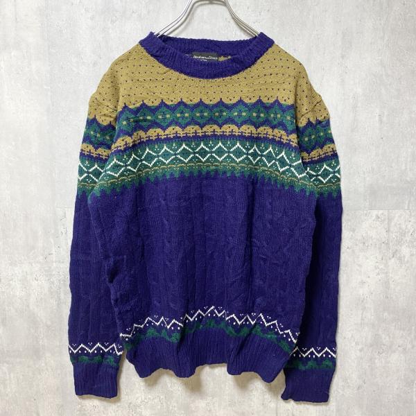 ■商品情報【管理番号】00001299【ブランド】no brand/ノーブランド【アイテム】ニット【対象】メンズ【重量】100000g【表記サイズ】M【付属品】なし【商品説明】【サイズ】→M相当(サイズ表記なし)身幅→56着丈（後ろ丈）→6...