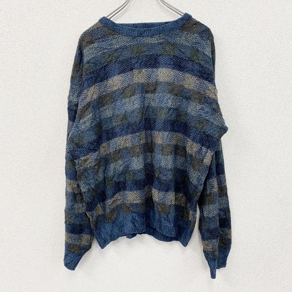 ■商品情報【管理番号】00009863【ブランド】no brand/ノーブランド【アイテム】ニット【対象】ユニセックス【重量】500g【素材】レーヨン/アクリル【表記サイズ】L【商品説明】【サイズ】→L身幅→65着丈（後ろ丈）→62袖丈→5...