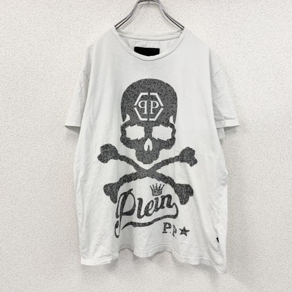■商品情報【管理番号】00011474【ブランド】PHILIPP PLEIN/フィリッププレイン【アイテム】半袖Ｔシャツ【タイプ】お兄系/グランジ/archive【対象】メンズ【重量】200g【表記サイズ】XXL【付属品】なし【商品説明】【...