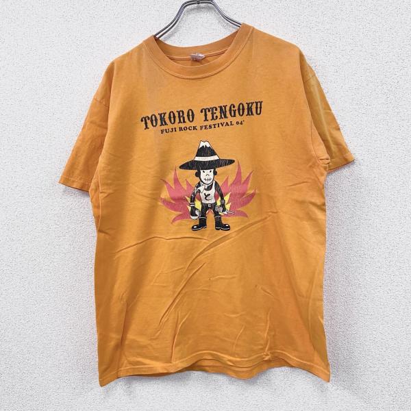 ■商品情報【管理番号】00011940【ブランド】no brand/ノーブランド【アイテム】半袖Ｔシャツ【タイプ】FUJI ROCK【対象】メンズ【重量】200g【素材】コットン【表記サイズ】L【商品説明】【サイズ】→L身幅→54着丈（後ろ...
