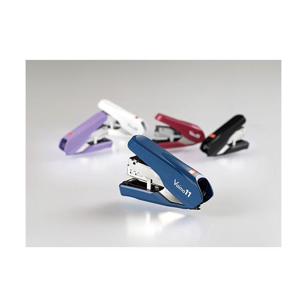 ●本体サイズ：幅２６．０ｍｍ×奥１１０．０ｍｍ×高６８．０ｍｍmm ●重量：１４９．０ｇg ●綴じ枚数：約４０枚●綴じ奥行：最大２８ｍｍ●針装てん数：１００本●専用使用針：Ｎｏ．１１−１Ｍ針●針残量確認窓，リムーバ，Ｎｏ．１１−１Ｍ　１箱付...