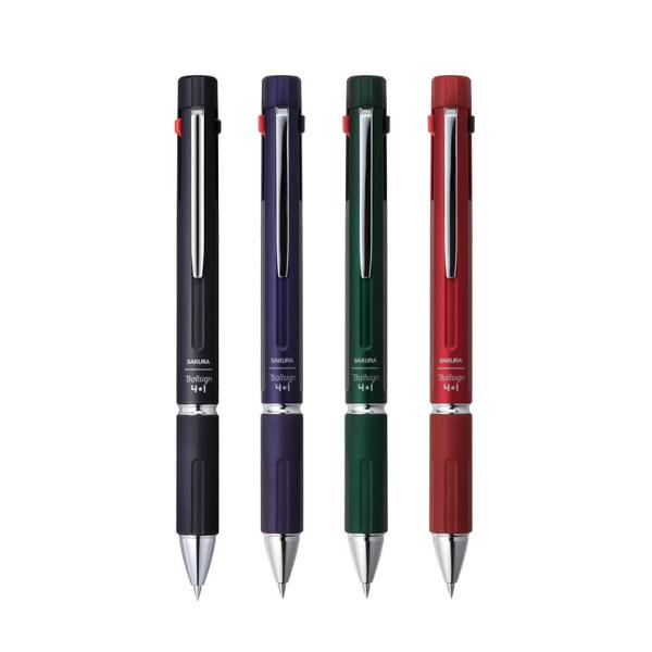 ●インク色：黒，赤，青，緑●規格：４色ボールペン０．４（黒・赤・青・緑）＋シャープ０．５●ボール径：０．４ｍｍ●シャープ芯径：０．５ｍｍ●長：１４５ｍｍ●軸径：１２ｍｍ●替芯：Ｒ−ＧＢＨ０４ ●セット付属品：消しゴム付