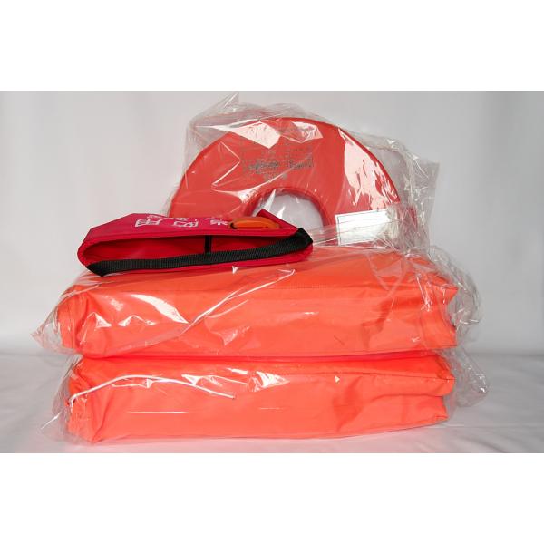 ●ＪＣＩ承認品　船検対応品●救命胴衣２着、消火用バケツ１個、救命浮環１個、呼子笛１個の内容です。●携帯電話等有効な信号設備があれば信号紅炎は不要です。 　（航行区域により条件が違います。）●係船ロープが必要な方はご連絡下さい。２本￥１60０...