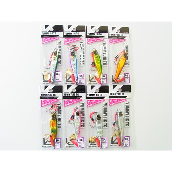 テイルウォークタングステン ヤミージグ TG 80g tailwalk　です。「YUMMYデ、無双セヨ！！」コンパクトボディの多目的ブレーデッドタングステンジグ開発の発端は「誰でもカンタンに釣れるジグが欲しい！」という純粋な欲求から。近年、...
