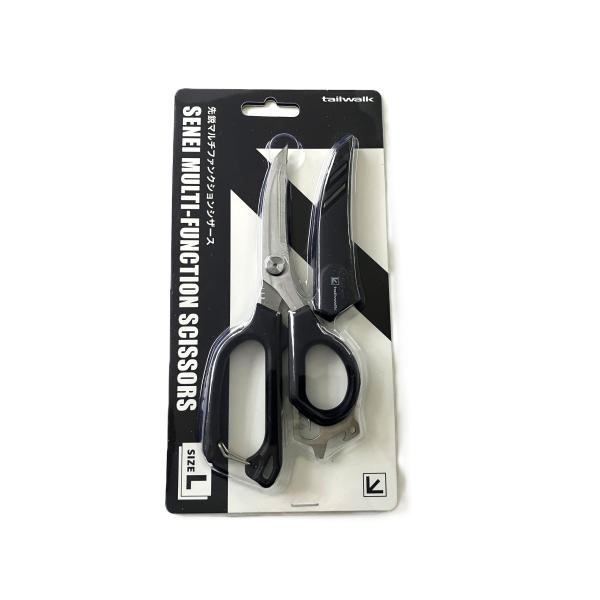 テイルウォーク 先鋭 マルチファンクションシザース (SENEI MULTI-FUNCTION SCISSORS)　L　tailwalkです。先鋭タイプの多機能シザース切れ味の鋭いステンレス素材の多機能シザース。さびにくいステンレスボディー...