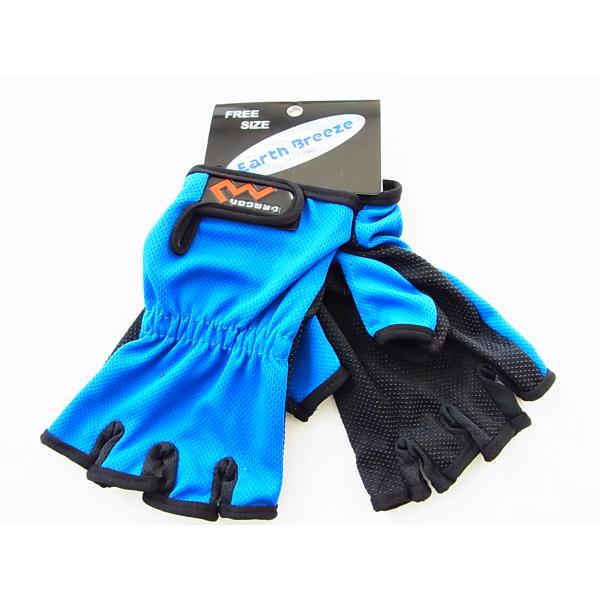 マルシン漁具フィッシンググローブ(布) 全切 ブルー　です。掌には滑り止め加工が施されています。吸湿発散性に優れています。ルアー・フライ・ラインをつけるときなど、指が自由に使えてとても便利です。■サイズ：フリーサイズ/マジックテープで調整可...