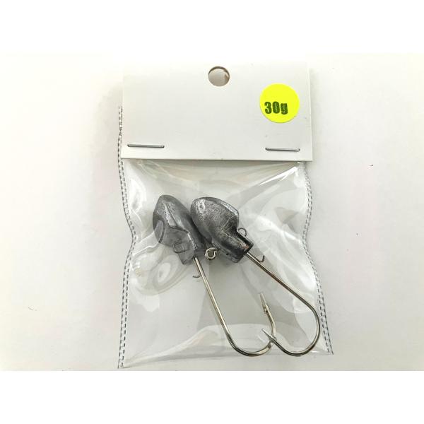 マルシン漁具SP25 根魚ジグヘッド 2個入 30g です。サイズ　　　：30g入数　　　　：2個入＊こちらの商品、１個あたりの梱包サイズは　「２０」　です。