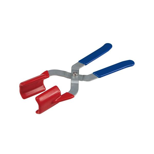 ■商品名：ナットカバープライヤー　ロング　500508■材質：本体：スチール■サイズ：使用ナット範囲　27〜41ｍｍ　最大開口幅　約105ｍｍ■コメント：27〜41ｍｍ用ナットカバーのサイズに対応。リヤの深い位置にあるナットカバーも届くロン...