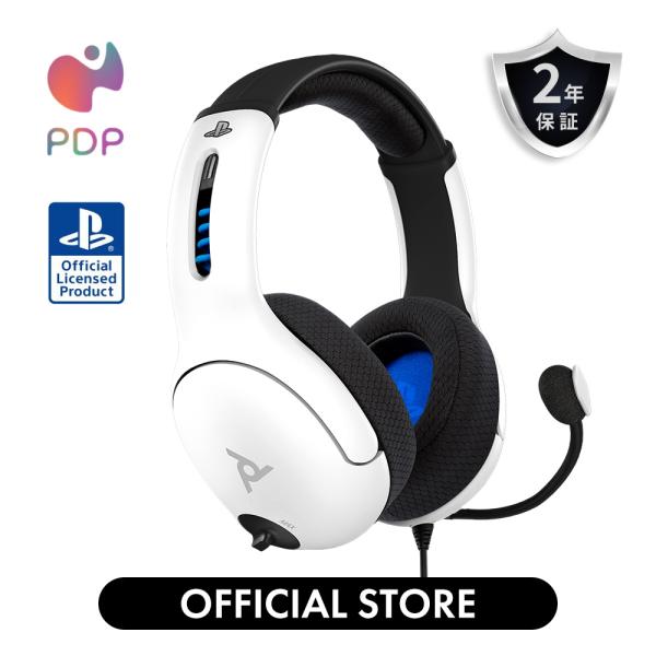 高品質ドライバーによるハイクオリティオーディオ＆軽量設計で長時間のゲーミングやストリーミングに最適PDP Gaming LVL50 Wired Headset: White - PS5LVLシリーズゲーミングヘッドセットは、機能的かつ頑丈な...
