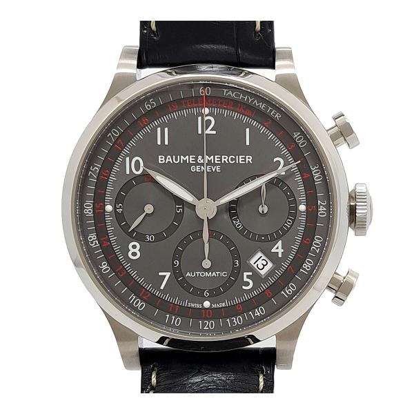 [商品番号] 276424[ブランド] ボーム＆メルシエ[モデル] ケープランド クロノグラフ メンズ[付属品] 箱 ギャランティ[型番] M0A10044[ケースサイズ] 約42mm[腕回り] 約16cm〜約19cm[ケース素材] ステン...