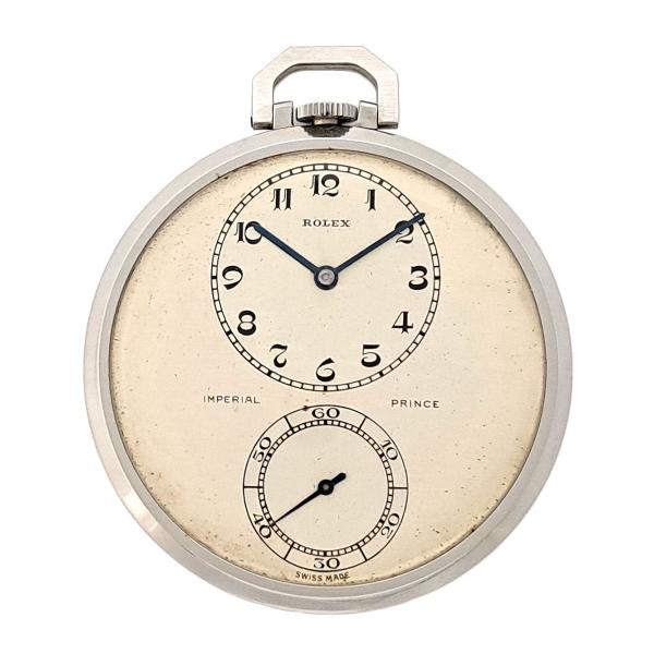 [商品番号] 284941[ブランド] ロレックス[モデル] ポケットウォッチ インペリアル プリンス Overhauled メンズ[付属品] 社外製BOX[型番] 2345[ケースサイズ] 約43mm[腕回り] -[ケース素材] ステンレ...