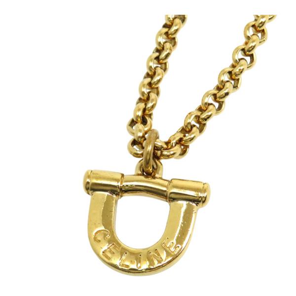 [商品番号] 285093[ブランド名] セリーヌ[商品名] ホースシュー ネックレス ユニセックス[付属品] [型番] [サイズ] チェーン約42cm トップ約1.9cm×約1.5cm[素材] HG1[重量] [商品仕様] [カラー] [...