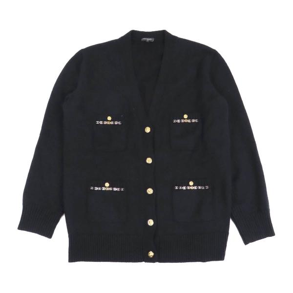 [商品番号] 286703[ブランド名] シャネル[商品名] ココマーク カシミヤ カーディガン レディース[付属品] 布袋[型番] P73471K10531[サイズ] 38 着丈約68cm 肩幅約41cm 身幅約55cm 袖約57cm[素...