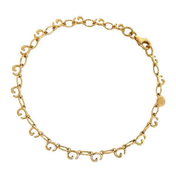 [商品番号] 286819[ブランド名] グッチ[商品名] G ロゴ チェーン ブレスレット レディース[形状] ブレスレット[付属品] -[品番/REF] -[サイズ] #17 腕回り17cm 全長17.5cm 幅4.2mm[素材] 75...