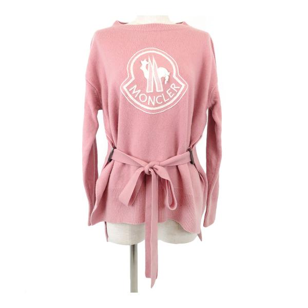 [商品番号] 288773[ブランド名] モンクレール[商品名] MAGLIONE TRICOT GIROCOLLO ロゴ 刺繍 ニット レディース[付属品] [型番] 90505 52 9489X[サイズ] S 着丈約61-66cm 肩幅...