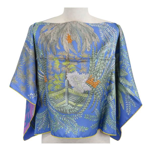 [商品番号] 292658[ブランド名] エルメス[商品名] カレ ドサール ダブルフェイス Le Jardin de Peintres ポン ユニセックス[付属品] 箱[型番] [サイズ] 約88cm×約87.5cm[素材] [重量] [...