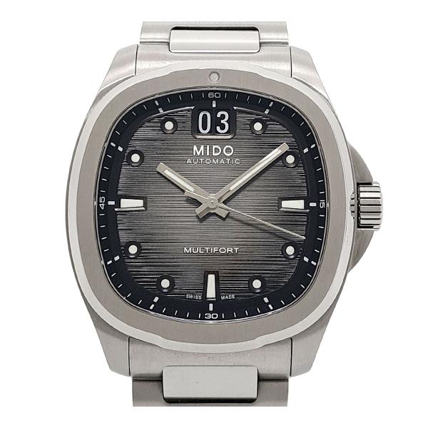 [商品番号] 293058[ブランド] ミドー[モデル] マルチフォート TV ビッグデイト メンズ[付属品] 箱 ギャランティ[型番] M049.526.11.081.00[ケースサイズ] 約41mm×約47mm(ラグ含む)[腕回り] 約...