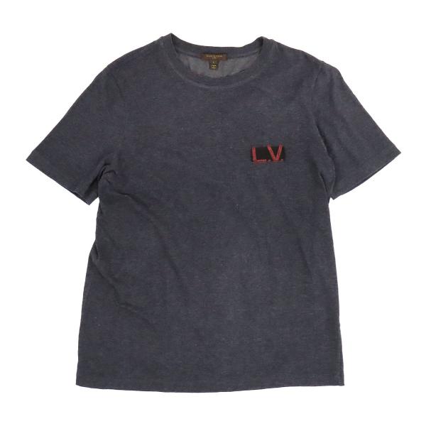 [商品番号] 296589[ブランド名] ルイヴィトン[商品名] LV ロゴ プリント Tシャツ レディース[付属品] [型番] RW052 MHJR54JAE[サイズ] L 着丈約65cm 肩幅約43.5cm 身幅約51cm 袖約24cm...
