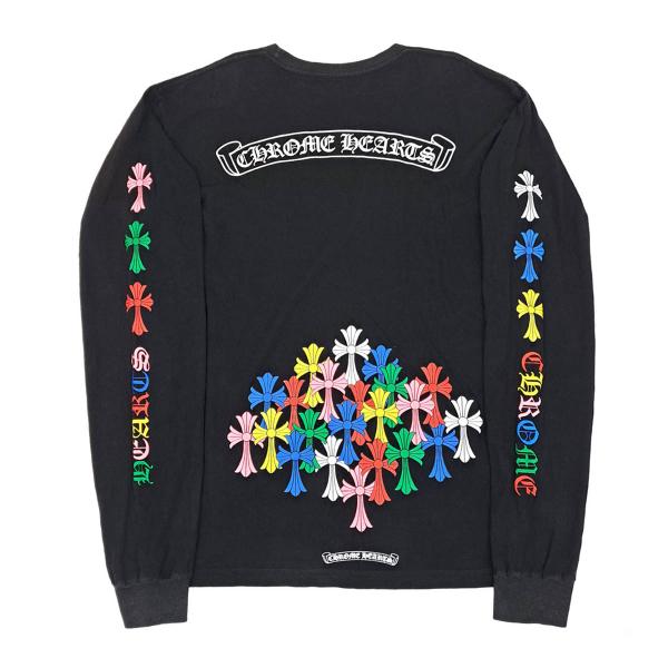 [商品番号] 300682[ブランド名] クロムハーツ[商品名] マルチ セメタリークロス ロングスリーブ Tシャツ メンズ[付属品] [型番] [サイズ] XL 着丈約69cm 肩幅約50cm 裄丈約56.5cm 身幅約7cm 袖（脇下か...