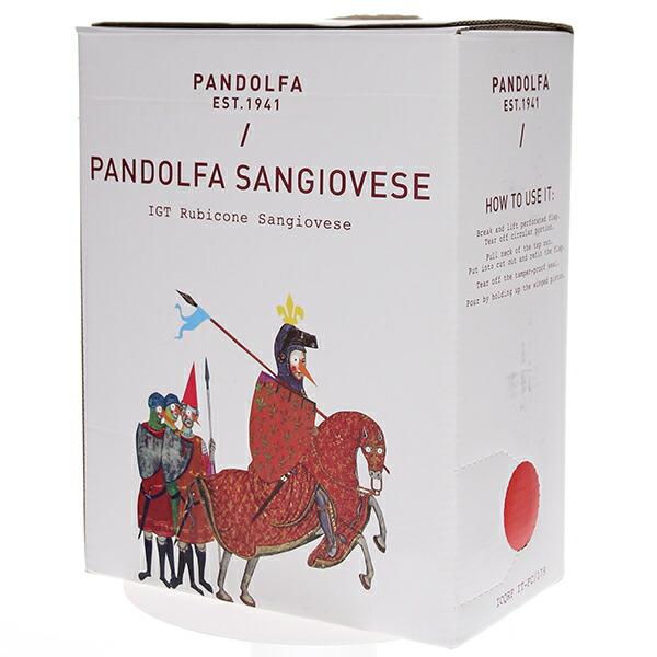 パンドルファ サンジョヴェーゼ 3L バッグ イン ボックス NV年 【容量】3000ml 赤 よりどり6本から送料無料 【品種】サンジョヴェーゼ、メルロー、テッラーノ、アンチェロッタ 【産地】イタリア エミリア ロマーニャ 【輸入元】株式...